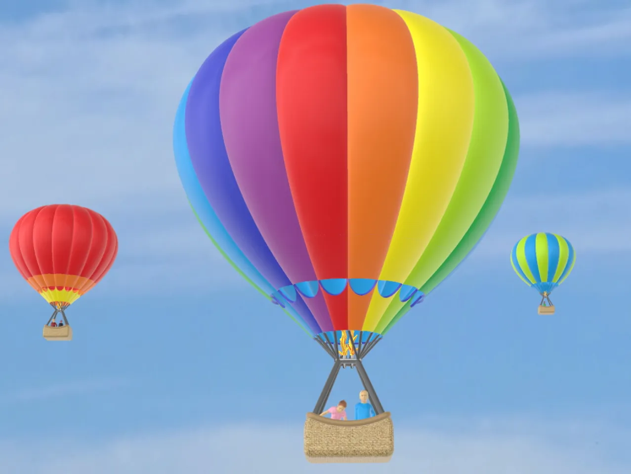 Remix: Hot Air Balloon 1:87 H0 Scale by Enely | Download free STL model ...