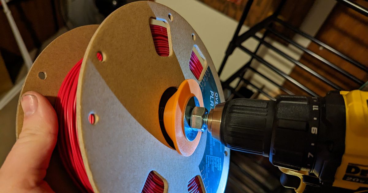 Spool Winder by xPlatypusVenom | Download free STL model | Printables.com