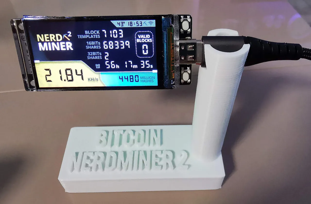 Nerdminer 2 LILYGO S3 ESP32 Bitcoin Case Stand by Anew9907 | Download free STL model ...