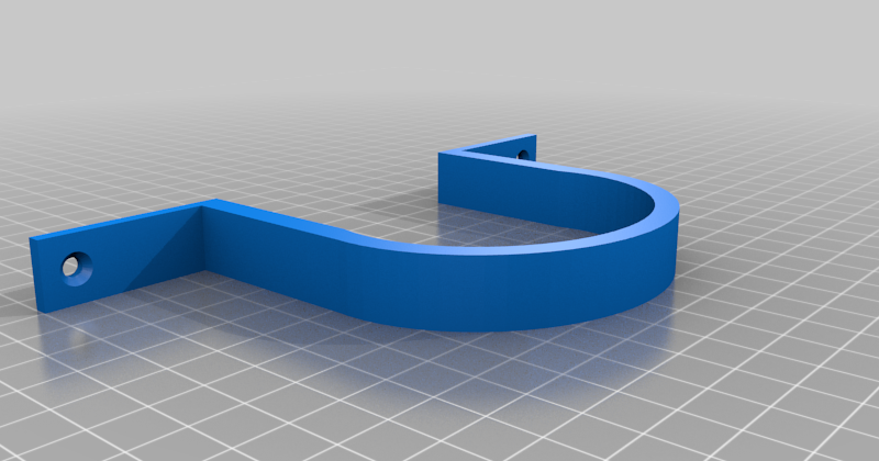 3in Exhaust Duct Hanger by Qwiktune | Download free STL model ...