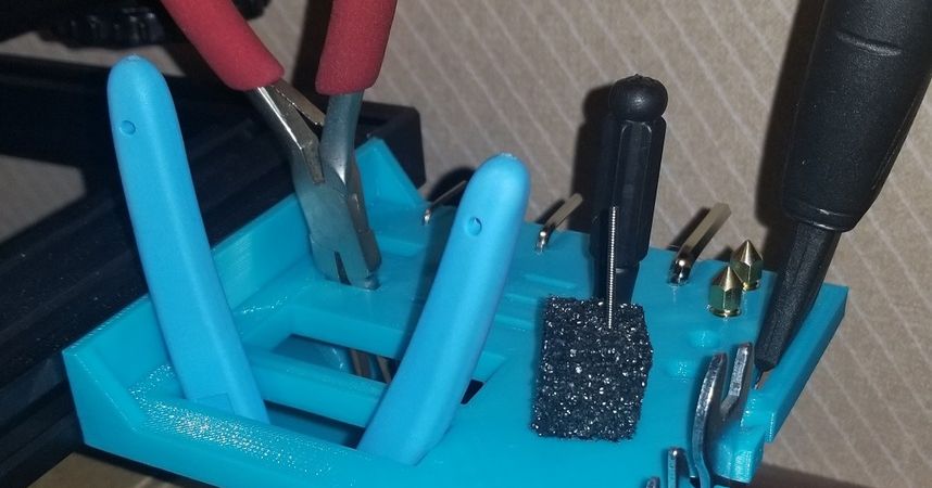 CR10 v2 Floating Tool Tray by Qwiktune | Download free STL model ...