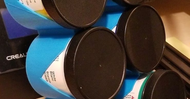 Speedball Ink Rack by Qwiktune | Download free STL model | Printables.com