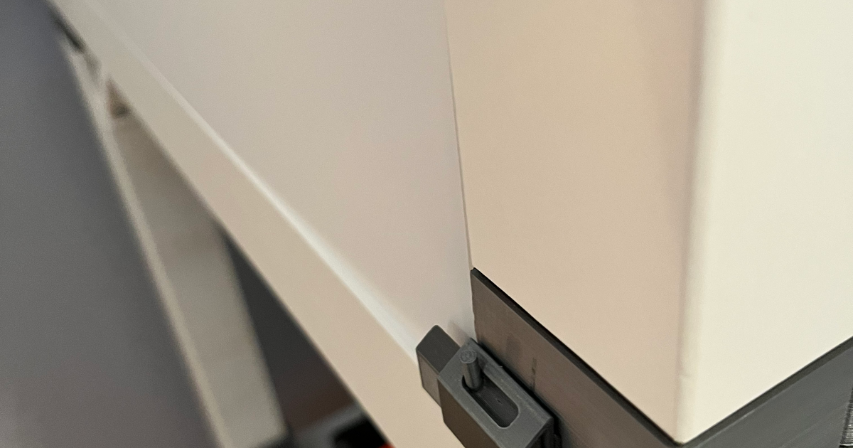 Magnetic Slide Lock by CupertinoGeek | Download free STL model ...