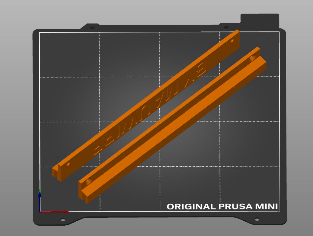 Sheet holder for Prusa Mini by MauWipf | Download free STL model ...