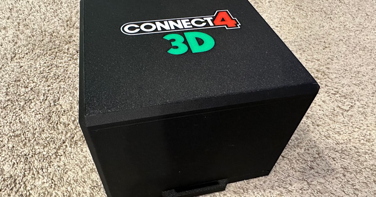 Connect 4 3D Case by nathanmfast | Download free STL model | Printables.com
