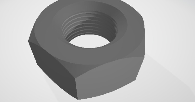 Tuerca Hex Nut By José Durán Download Free Stl Model