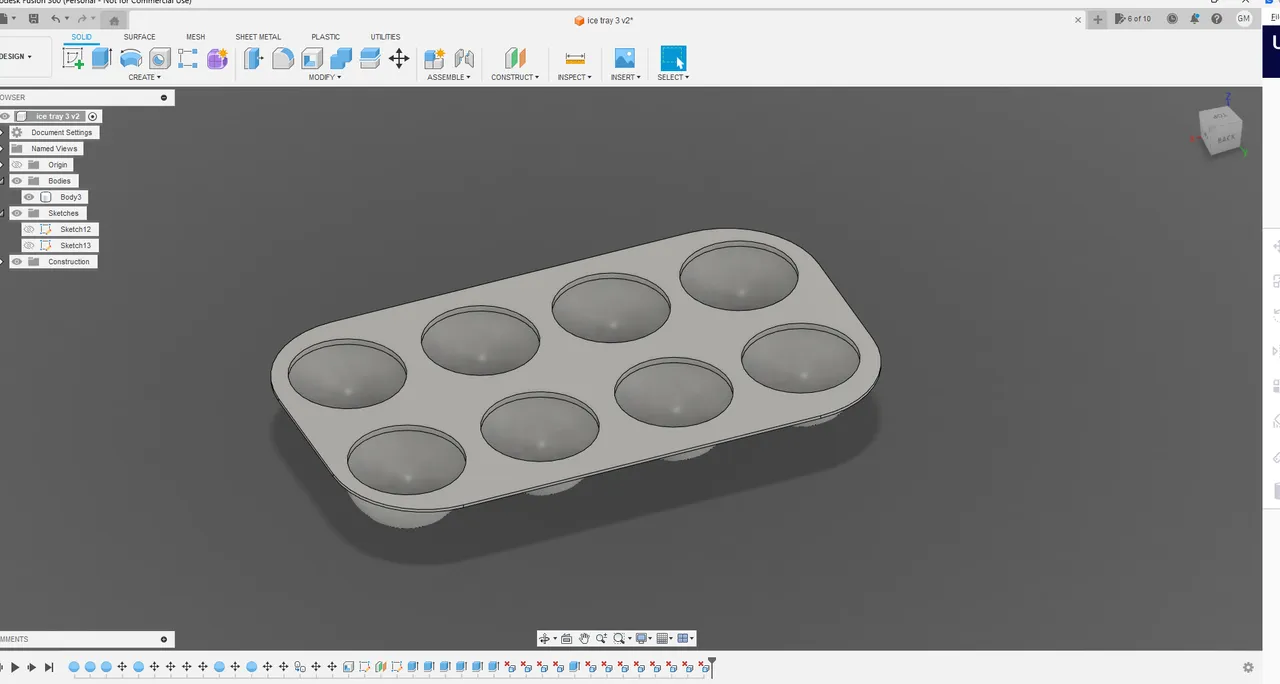 Ice tray TPU easy release by JRMarian | Download free STL model ...