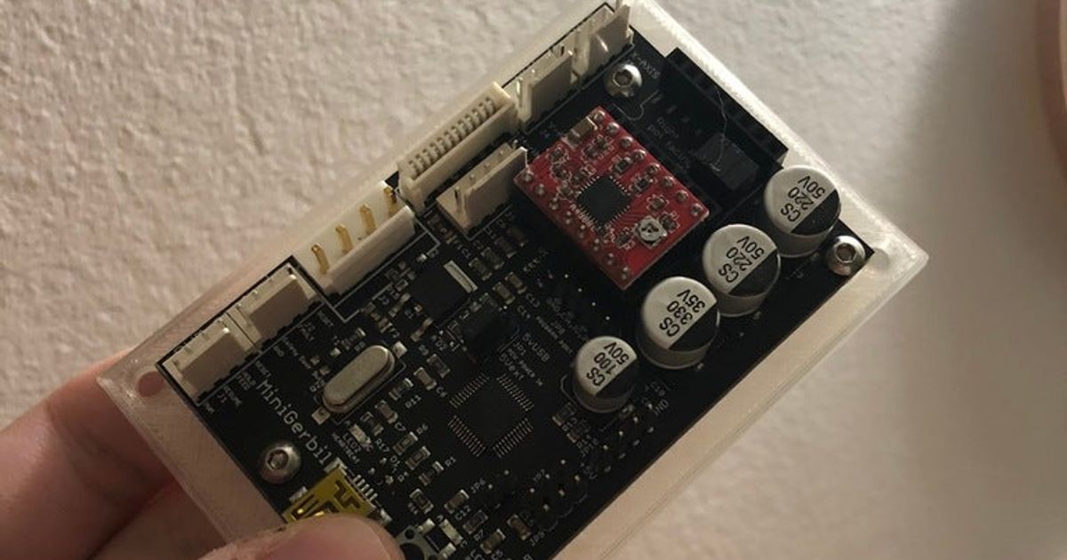 Mini Gerbil K40 Direct Mount Plate by Jan Pichrt | Download free STL ...