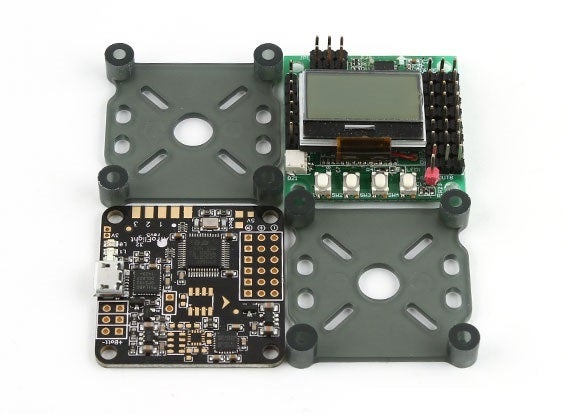 Mini Flight Controller Mounting Base for Naze32, KK Mini, CC3D, Mini ...