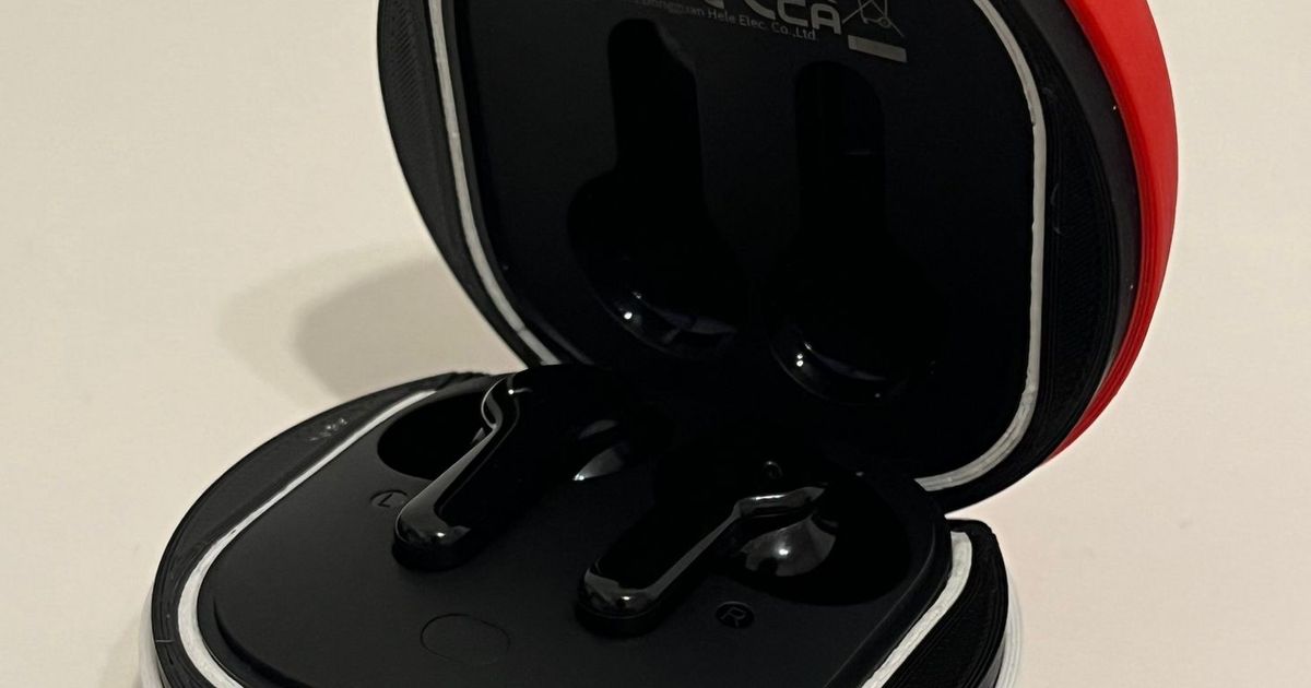 QCY T13 pokeball case by Liztom | Download free STL model | Printables.com