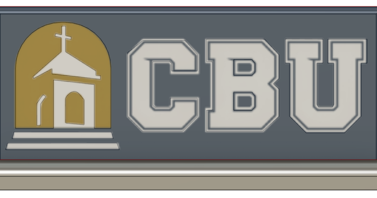 California Baptist University Logo Stand by Zachary Tsai | Download free STL model | Printables.com