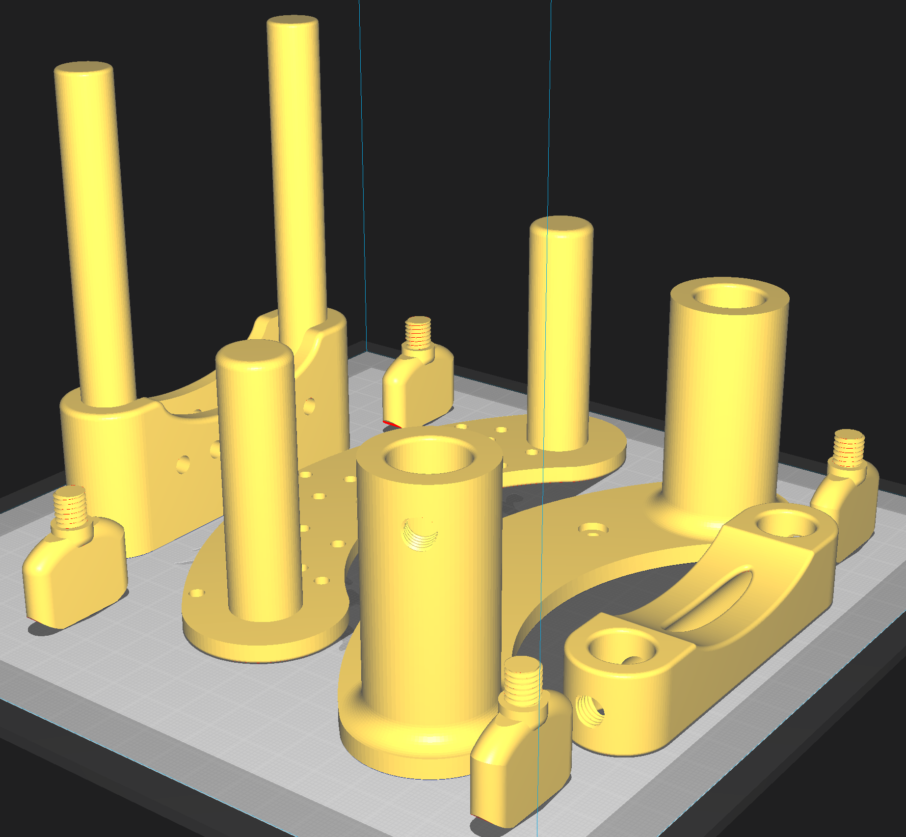 All size guitar wall mount by marius_ciolacu | Download free STL model ...