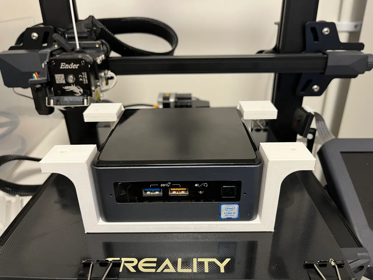 Intel NUC underdesk holder by Virapp | Download free STL model ...