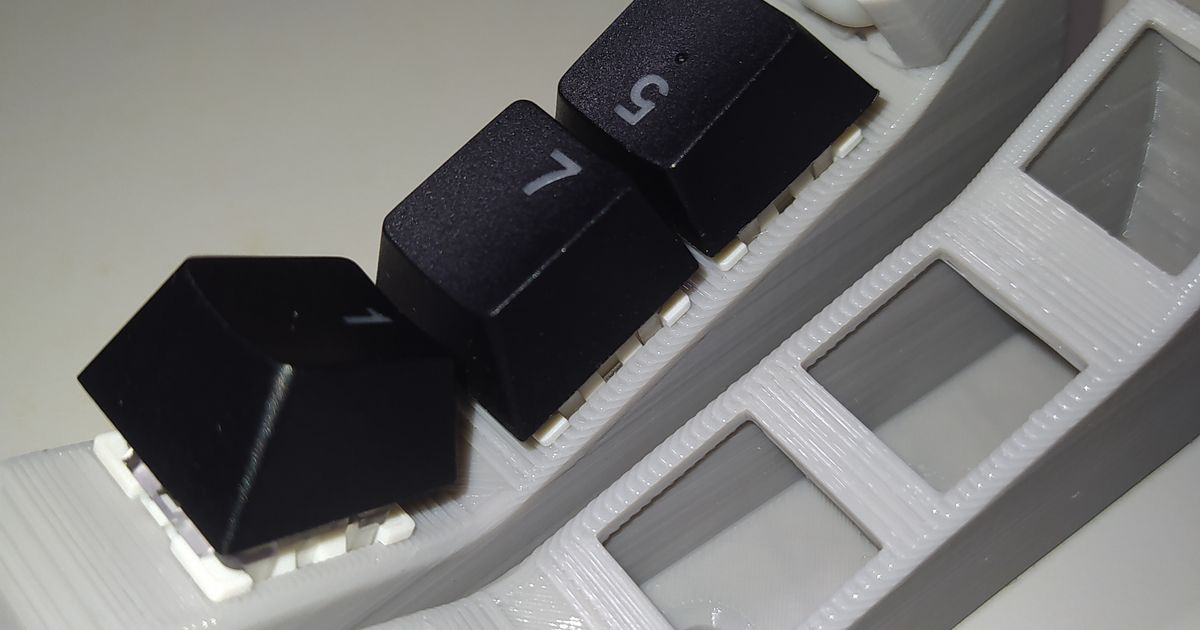 Scroll wheel encoder to mx adapter by sleepink | Download free STL ...