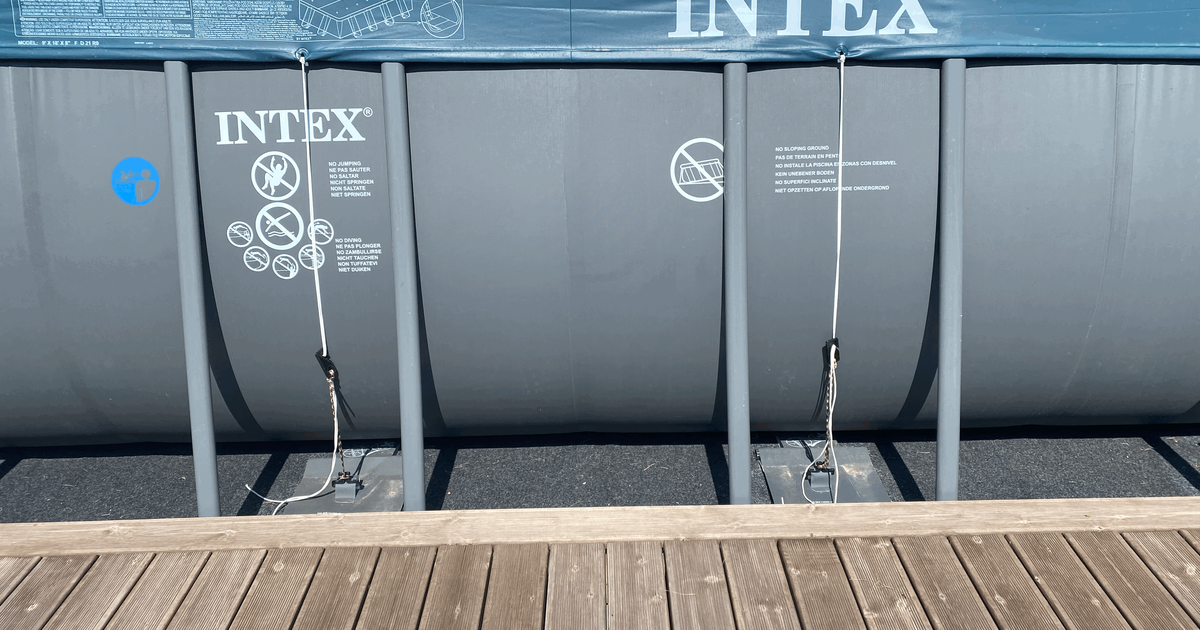 Intex Pool Cover holders by Ovland3D | Download free STL model ...