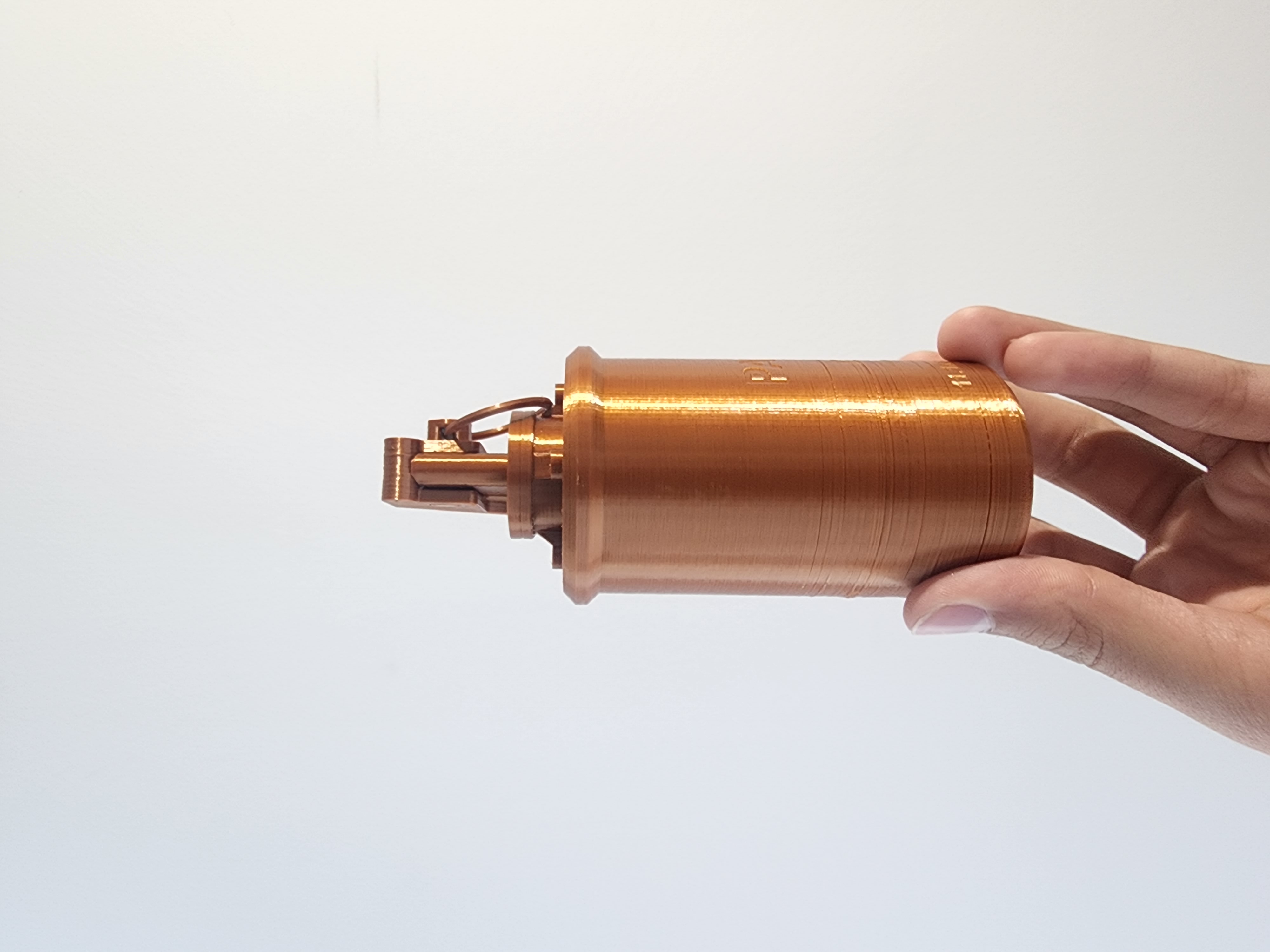 Fragrance sample holder shaped as gas canister by HaslenPrints ...