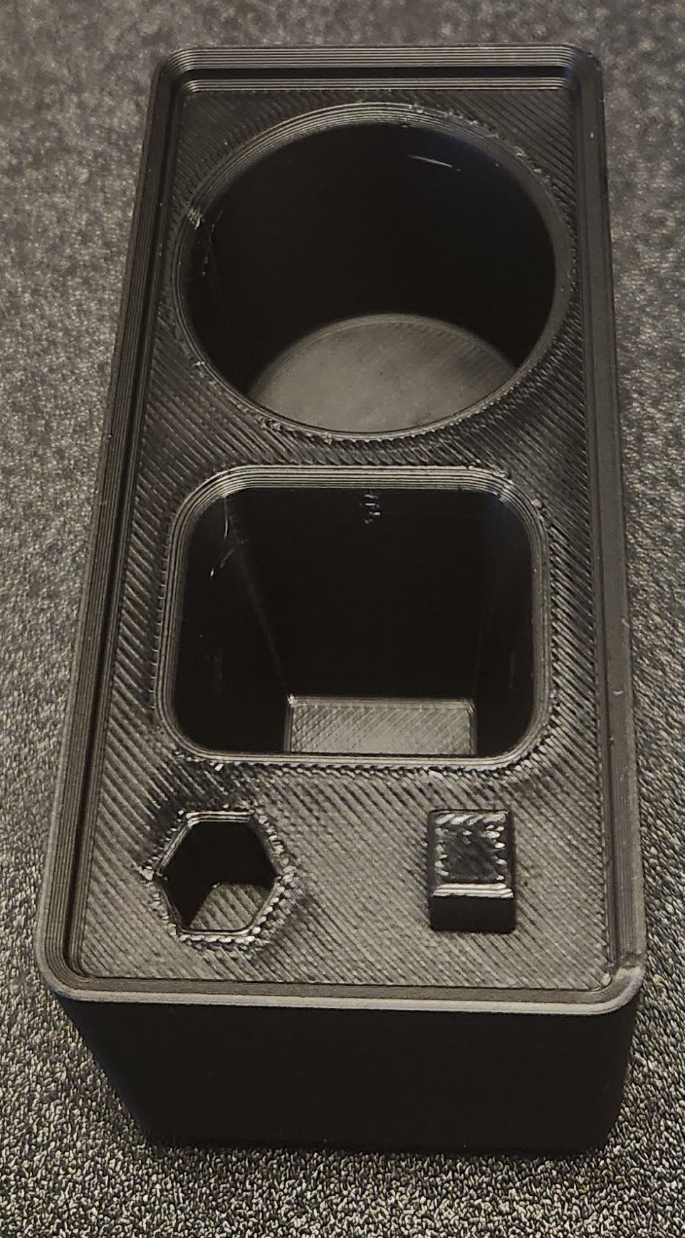 Gridfinity 1x2 Holder For 1 4 Inch Square Ratchet And Hex Bit Driver By