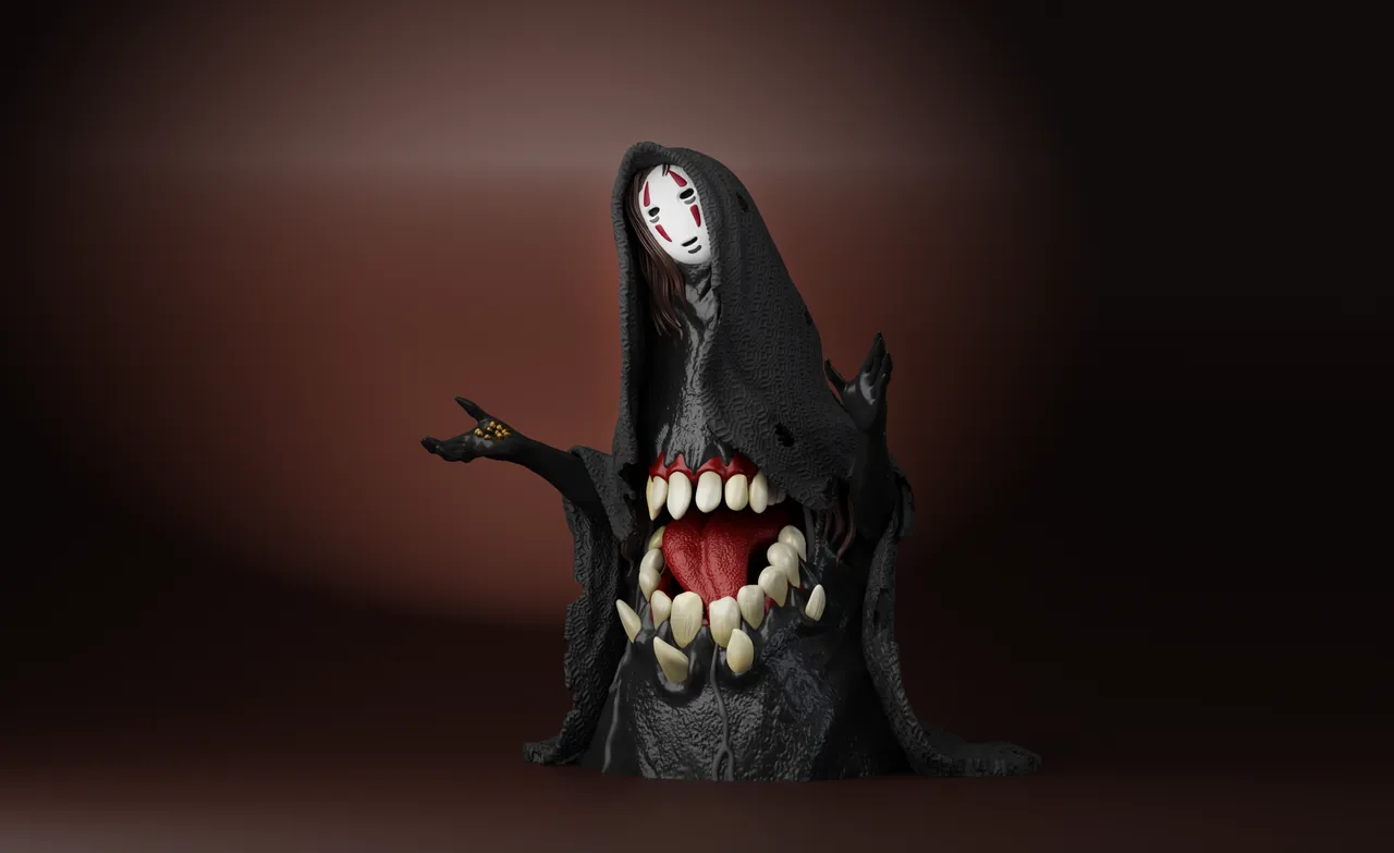 No Face inspired model by Wekster | Download free STL model ...