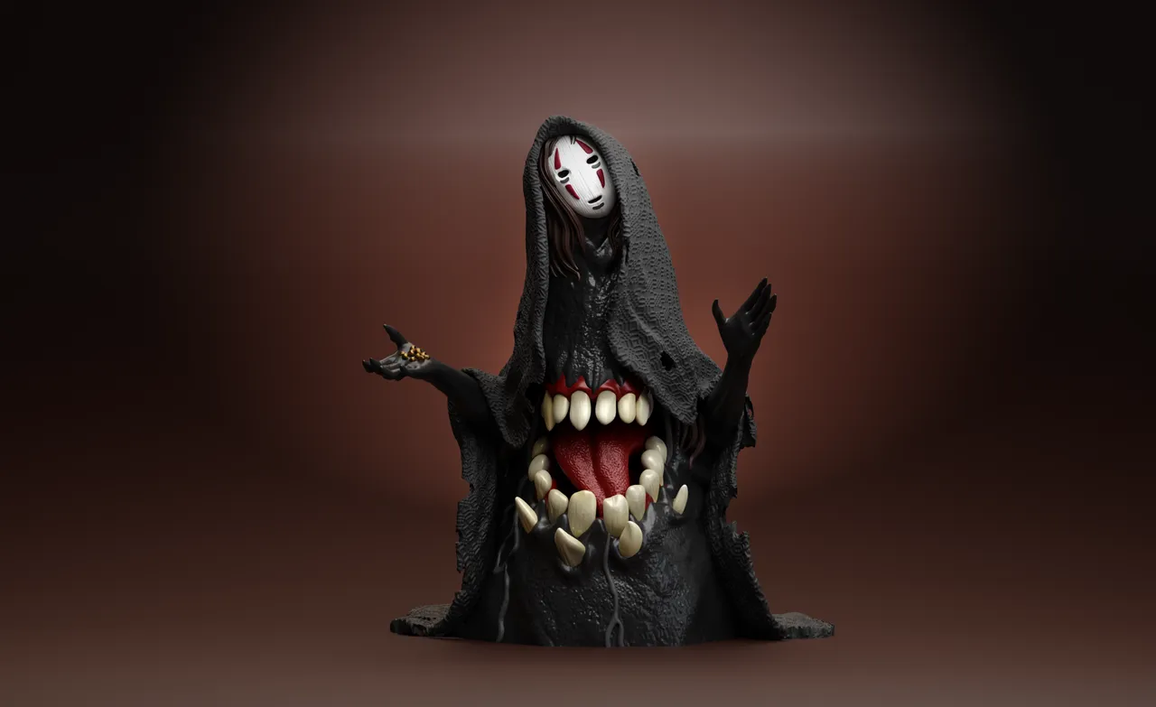 No Face inspired model by Wekster | Download free STL model ...