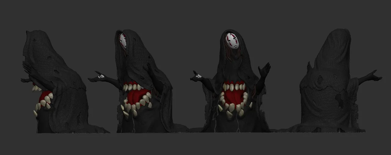 No Face inspired model by Wekster | Download free STL model ...