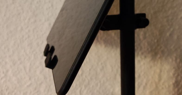 Höhen und Neigungs- verstellbarer Handyhalter, verstellbar ...