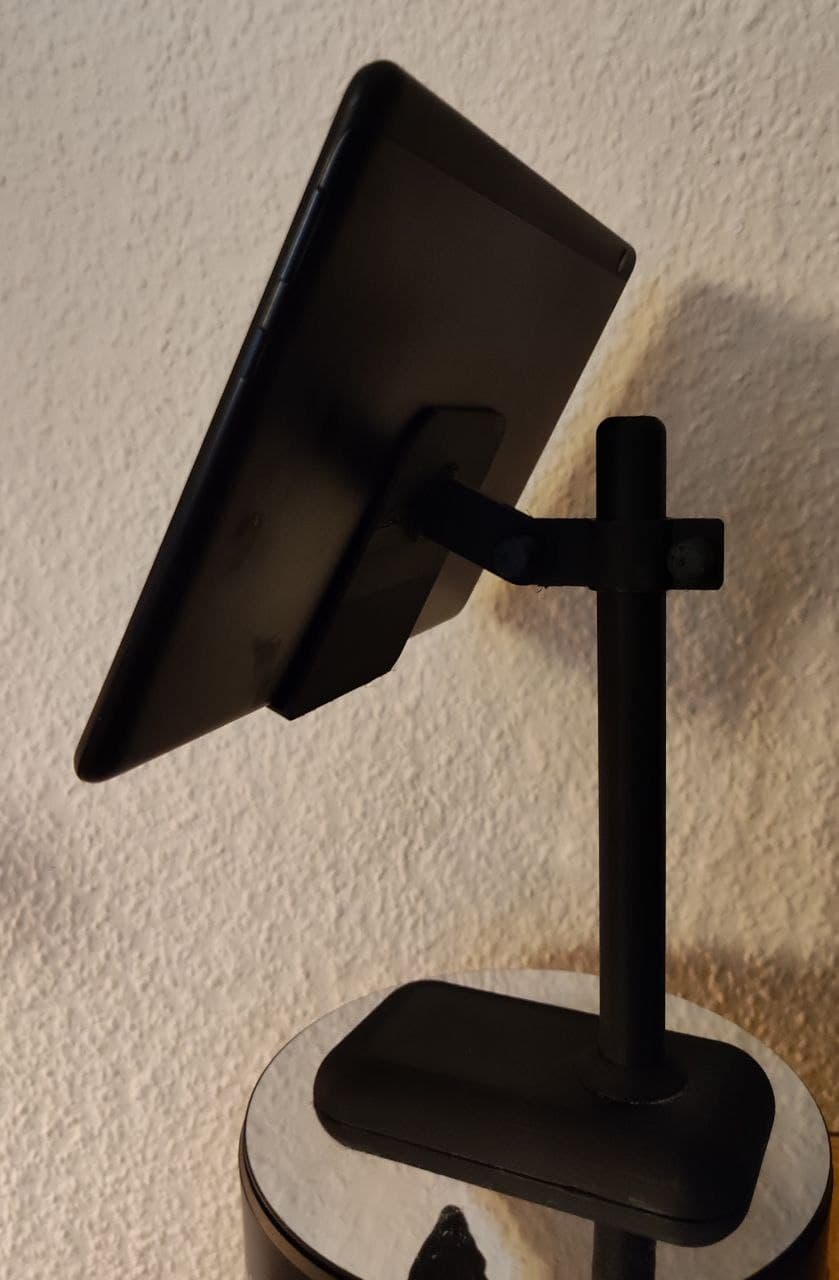 Höhen und Neigungs- verstellbarer Handyhalter, verstellbar ...