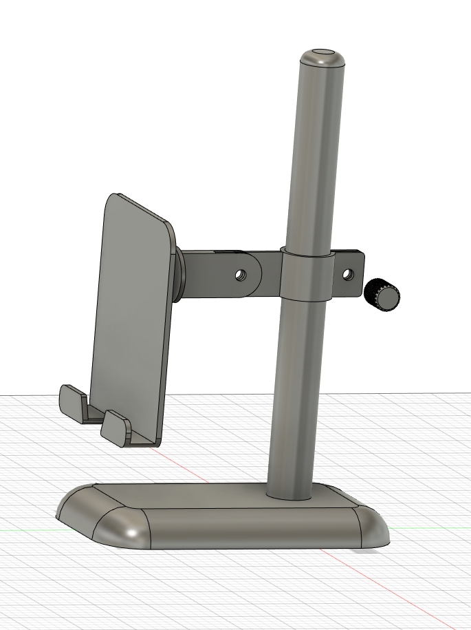Höhen und Neigungs- verstellbarer Handyhalter, verstellbar ...