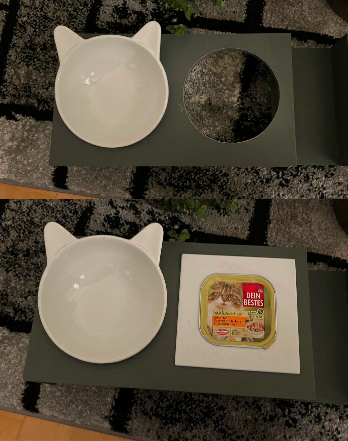 Cat food can to bowl adapter by Mici | Download free STL model ...