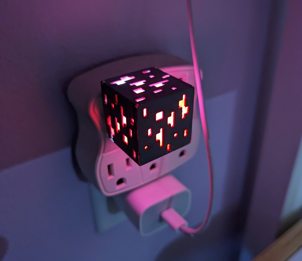 Minecraft USB Ore Lamp by RawDR | Download free STL model | Printables.com