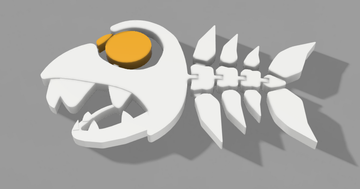 Fish Bone Flexi da Michael Goodley | Scarica il modello STL gratuito ...