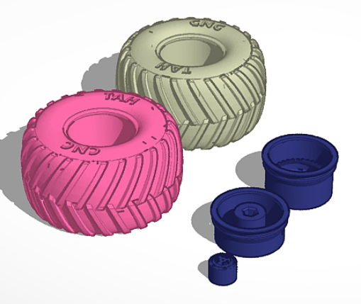 wpl offroad monster wheels by Jaco Wiese | Download free STL model ...