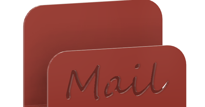 Mail Holder by roosteralex82 | Download free STL model | Printables.com