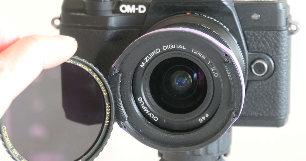 QuickFilter Clamp for camera lens by Highrise Workshop | Download free ...