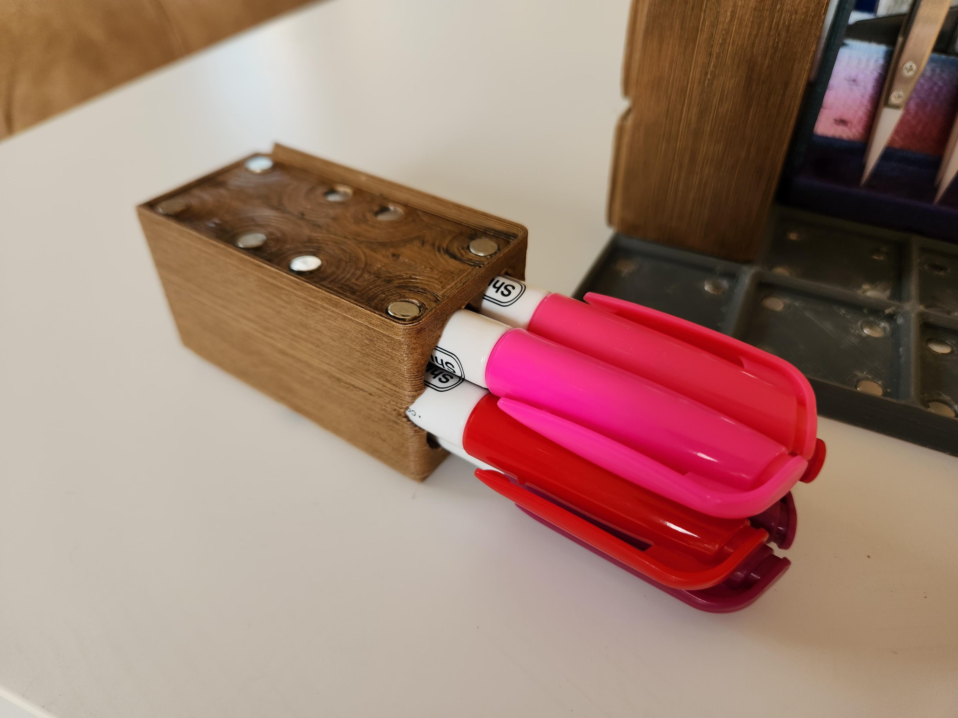 4D Gridfinity Marker Holder (Large) - Stack markers vertical or ...