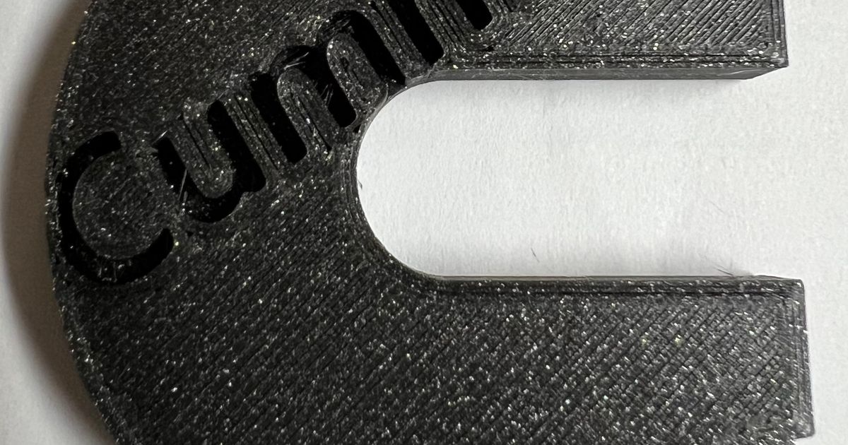 Cummins Keychain by Cfrazier31 | Download free STL model | Printables.com