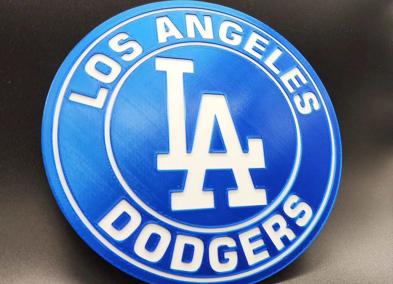 LA Dodgers 2 Color by Triple G Workshop | Download free STL model ...
