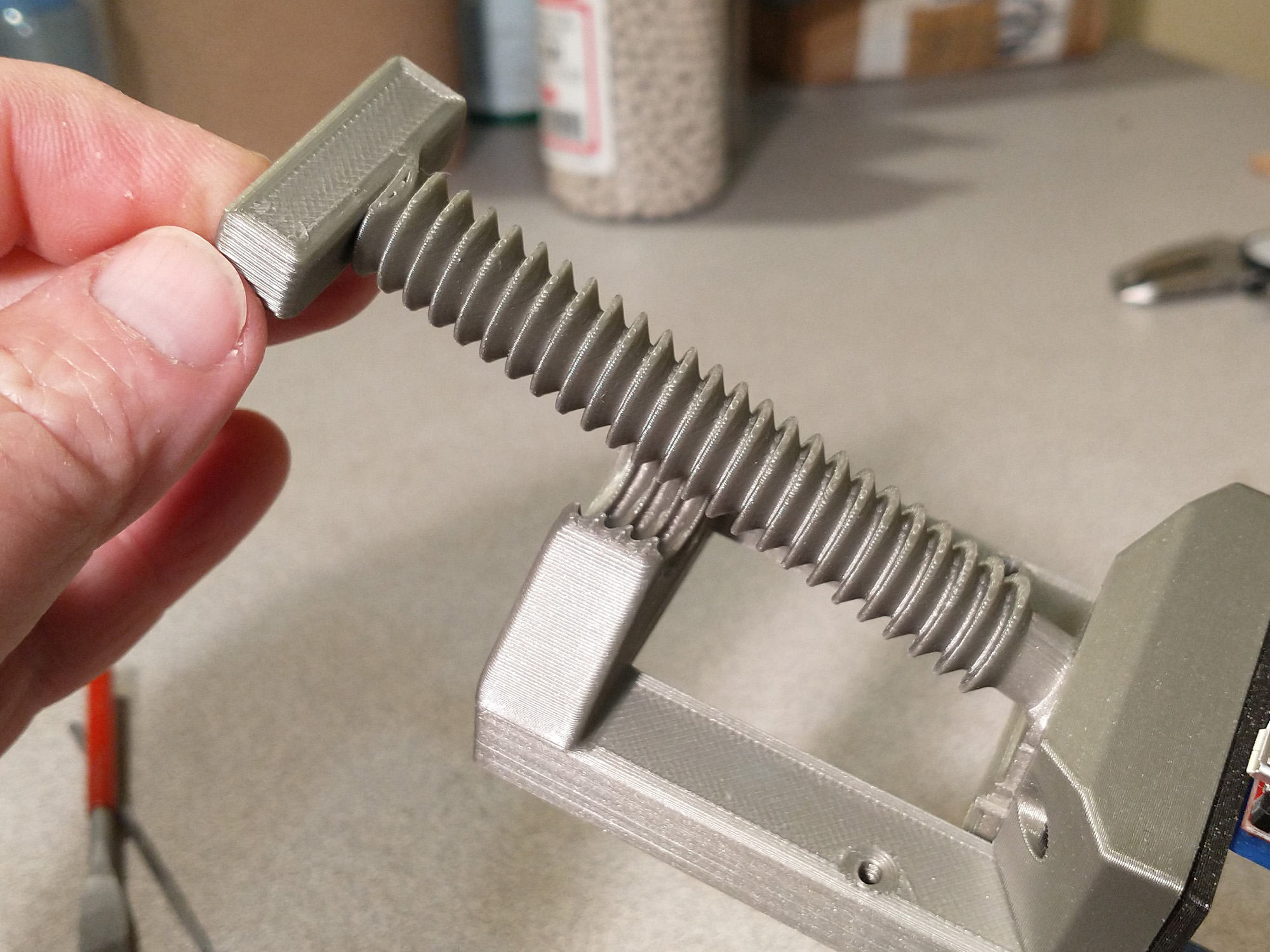 Quick Adjust Half-Nut Vise (updated) von LoboCNC | Kostenloses STL ...