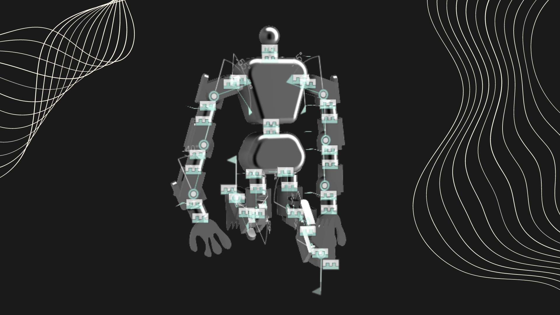 Humanoid biological joint skeleton by Sanyi | Download free STL model ...