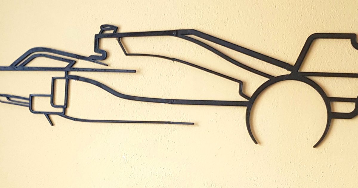 F1 Wall Art Formula One Wire decoration EASY PRINT by Tommy | Download ...