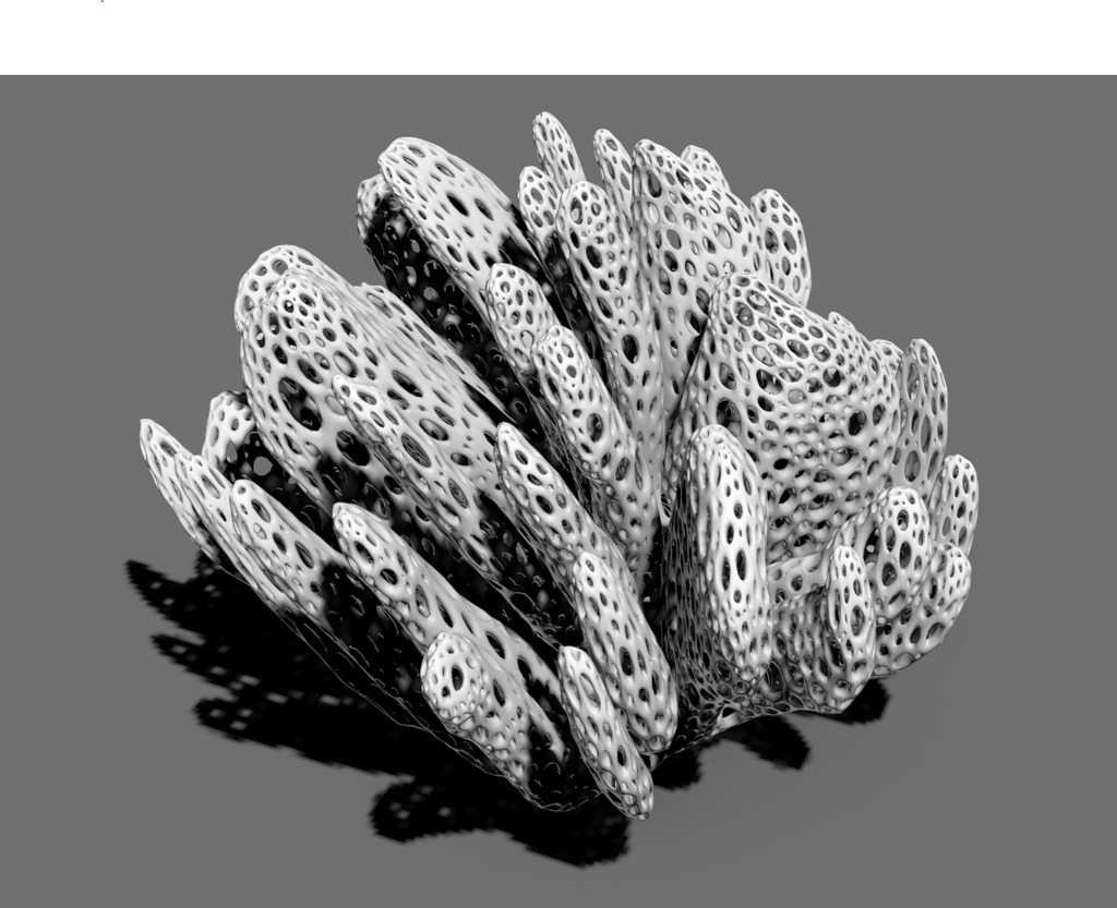 Coral lampshade by pratrik | Download free STL model | Printables.com