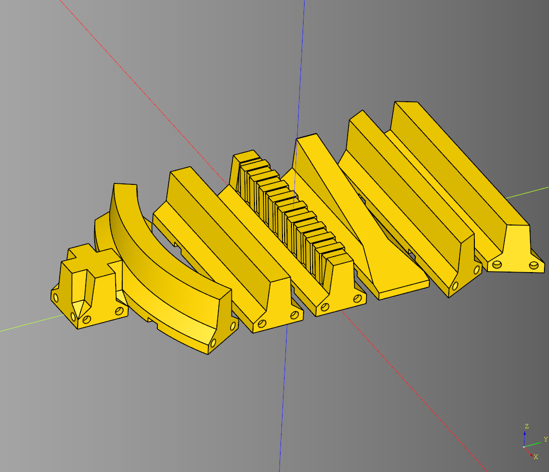 Jersey Barrier Terrain Set by medicationforall | Download free STL ...