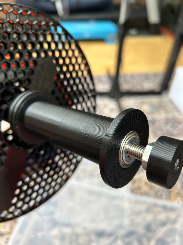 Filament spool holder-608ZZ Bearings by David C | Download free STL ...