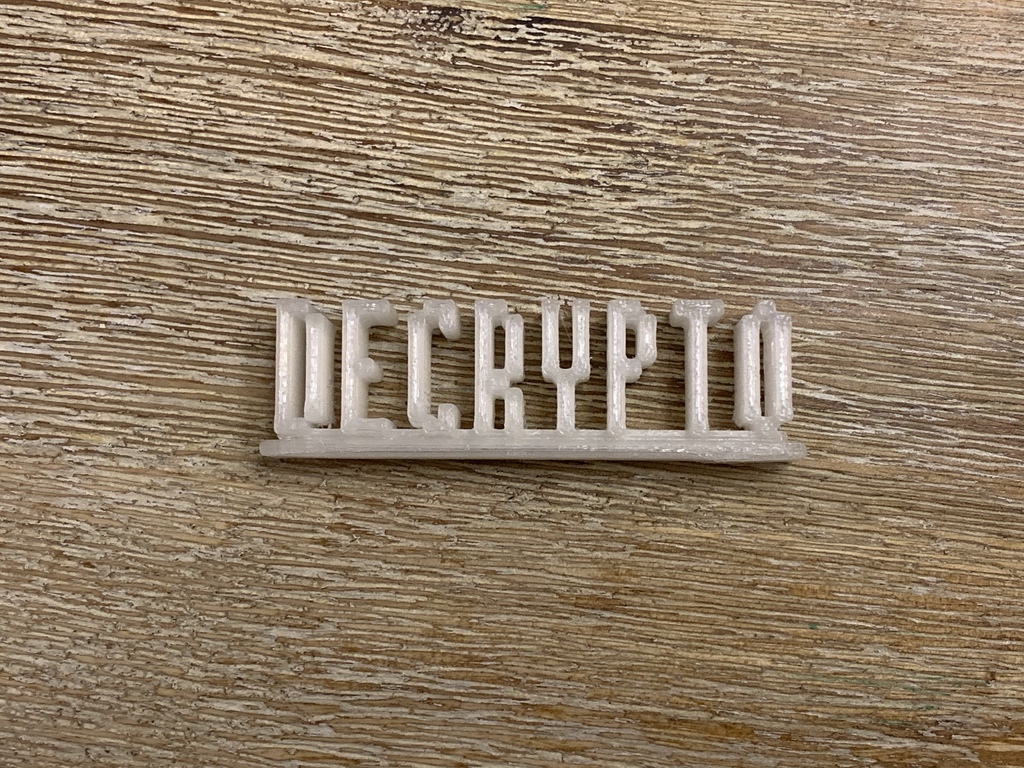DECRYPTO by mtominsk | Download free STL model | Printables.com