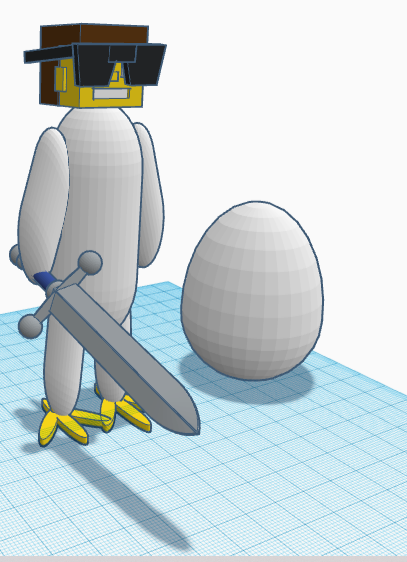 chicken man and bob the egg by Make it 3D | Download free STL model ...