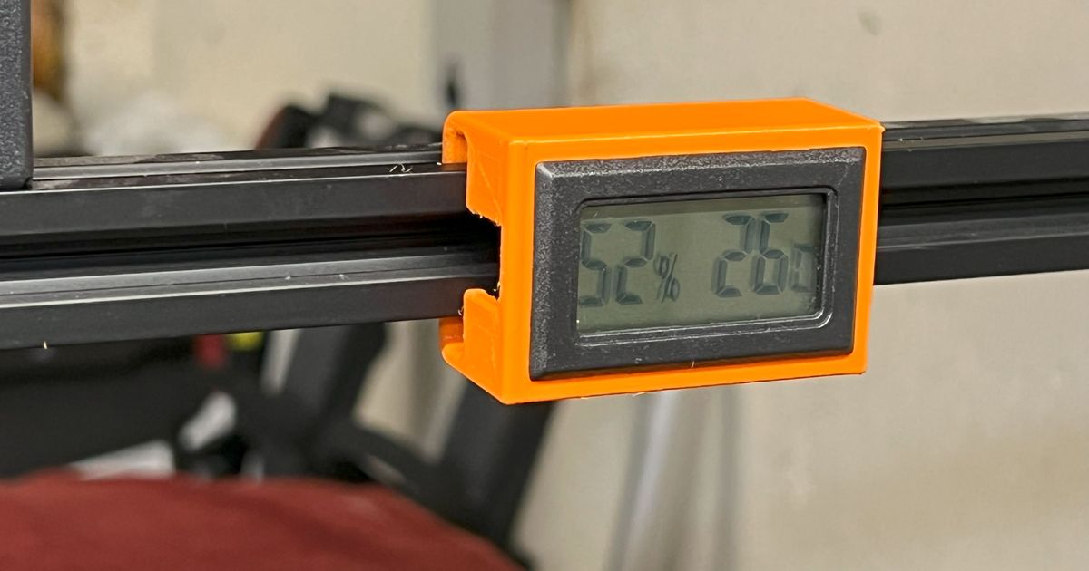 Temperature/Humidity Sensor Clip by thomers | Download free STL model ...