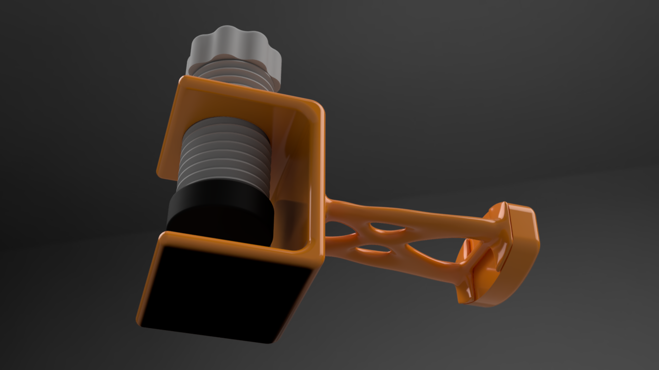 Organic headphone clamp by alpino | Download free STL model ...