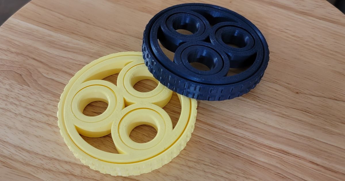 Fidget Wheel von TotallyRidiculous | Kostenloses STL-Modell ...