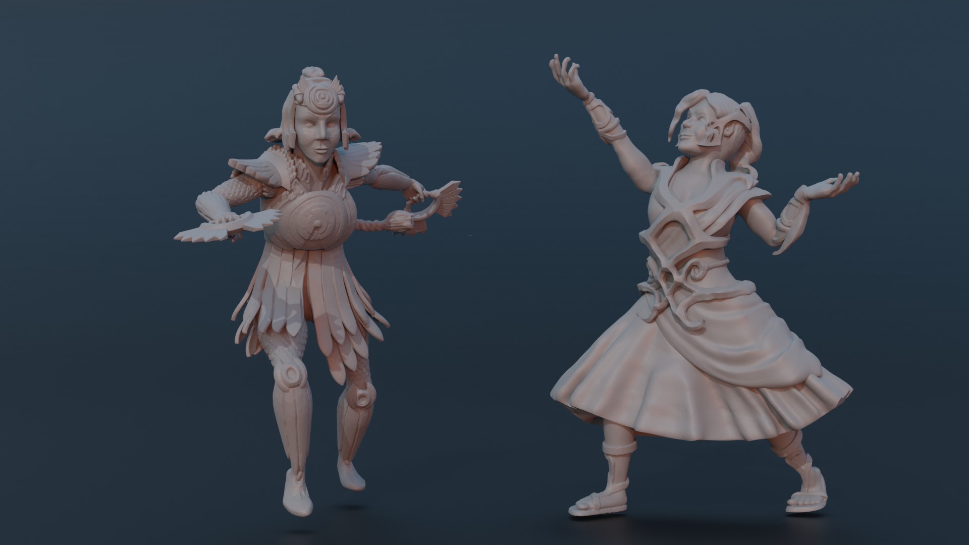 Huatli and Saheeli by StormCrow 13 | Download free STL model ...