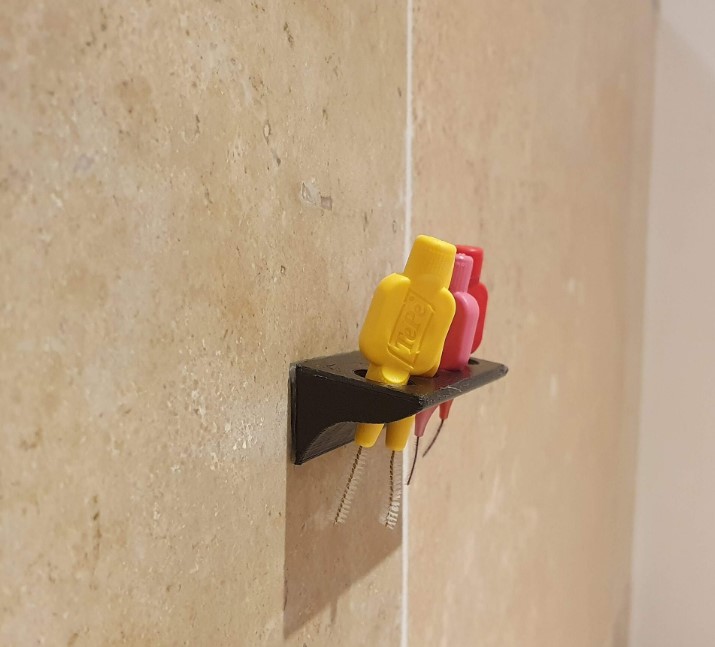 interdental brushes (tepe) wall mount by 3dMaker | Download free STL ...