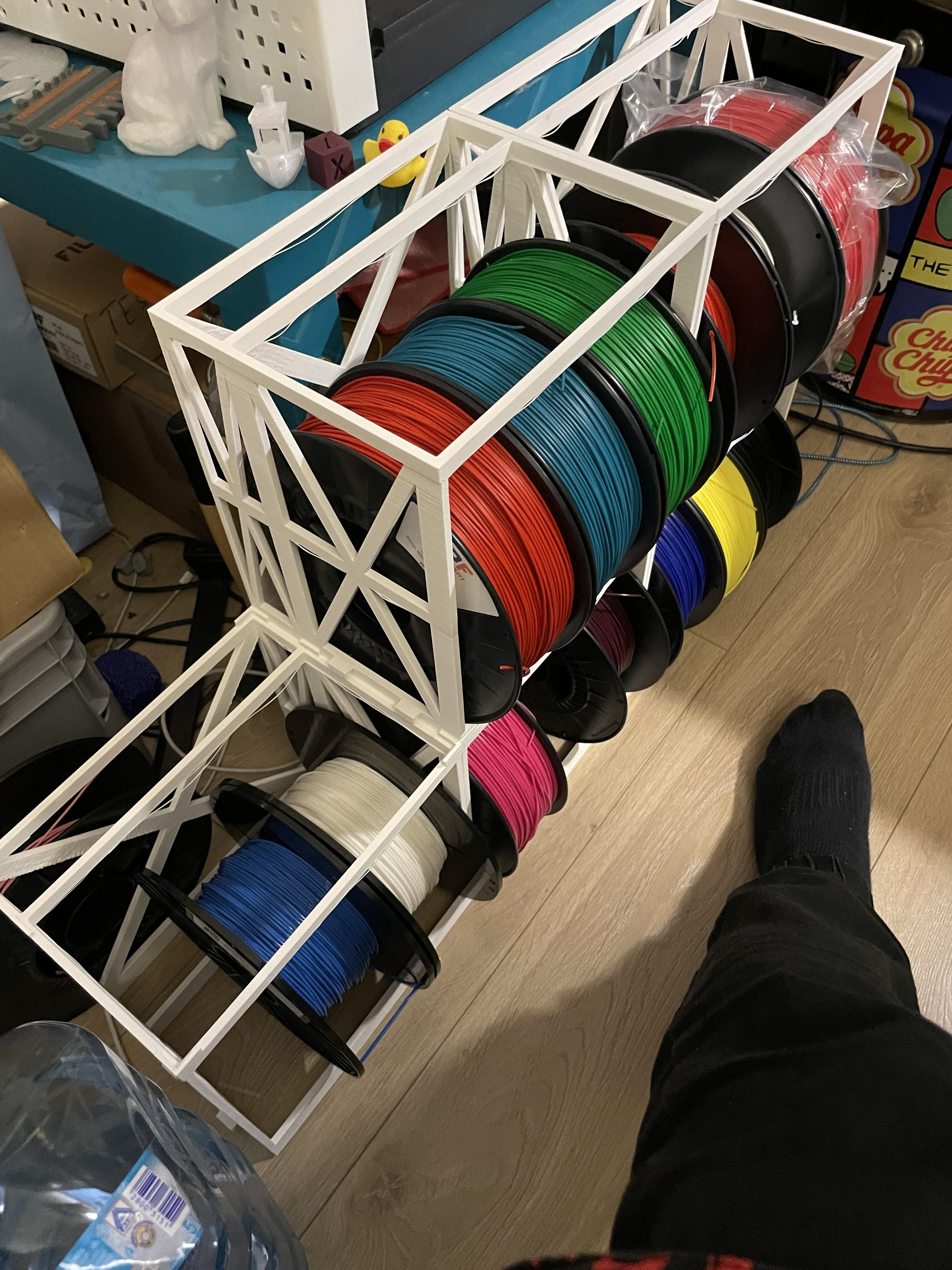 1kg spools holder stackable by togoplpl | Download free STL model ...